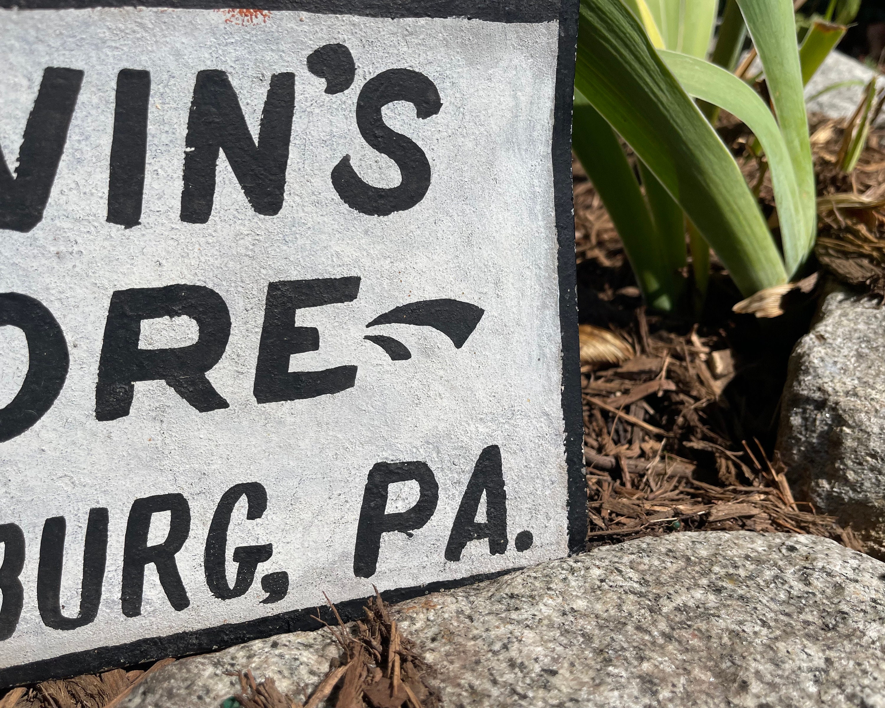 Antique Ithaca Sign Works Sign Colivins Store Schellsburg PA - Etsy