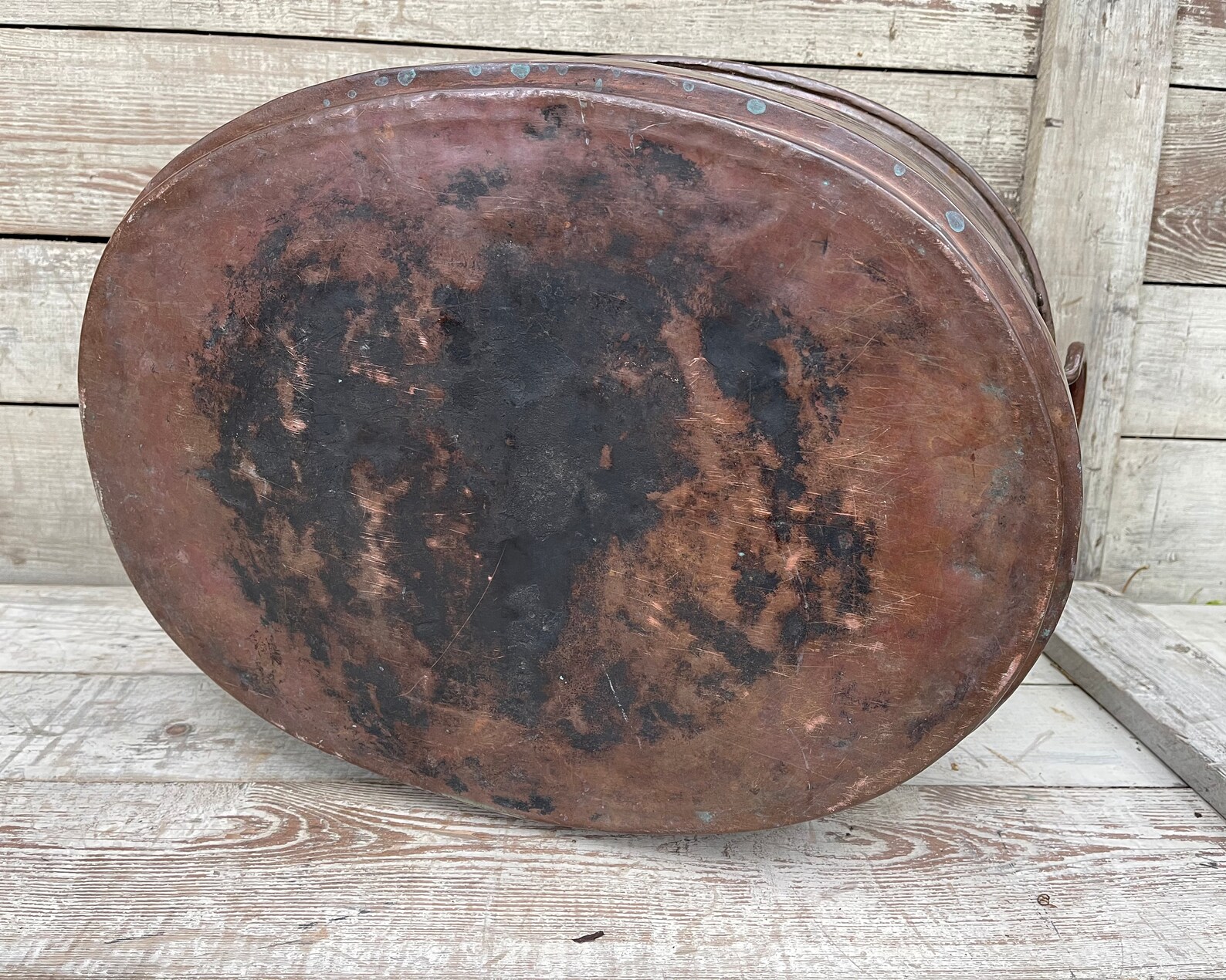 Antique Copper Boiler Vintage Metal Wash Pot Wash Tub - Etsy