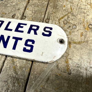 Antique Porcelain Sign NO PEDDLERS or AGENTS 1920s, - Etsy