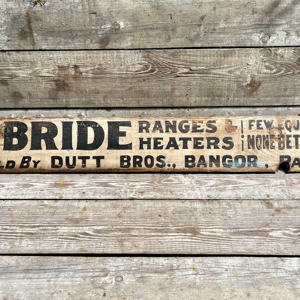 Antique Wooden Sign - Etsy