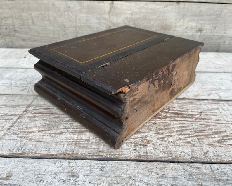 Antique Writing Desk Travel Lap Desk Ink Well Storage - Etsy