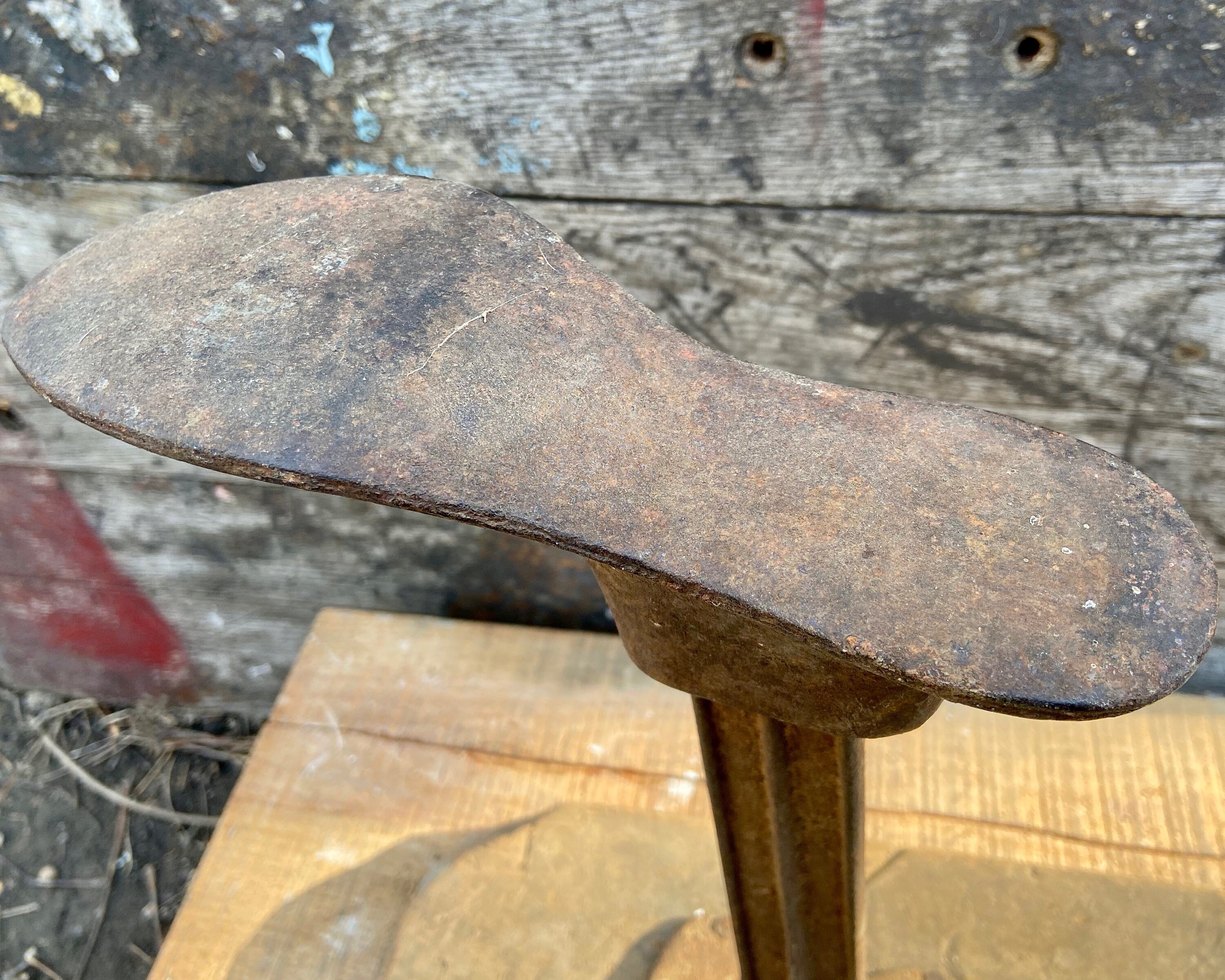 Antique Cobblers Anvil Large Vintage Anvil Wooden Anvil - Etsy