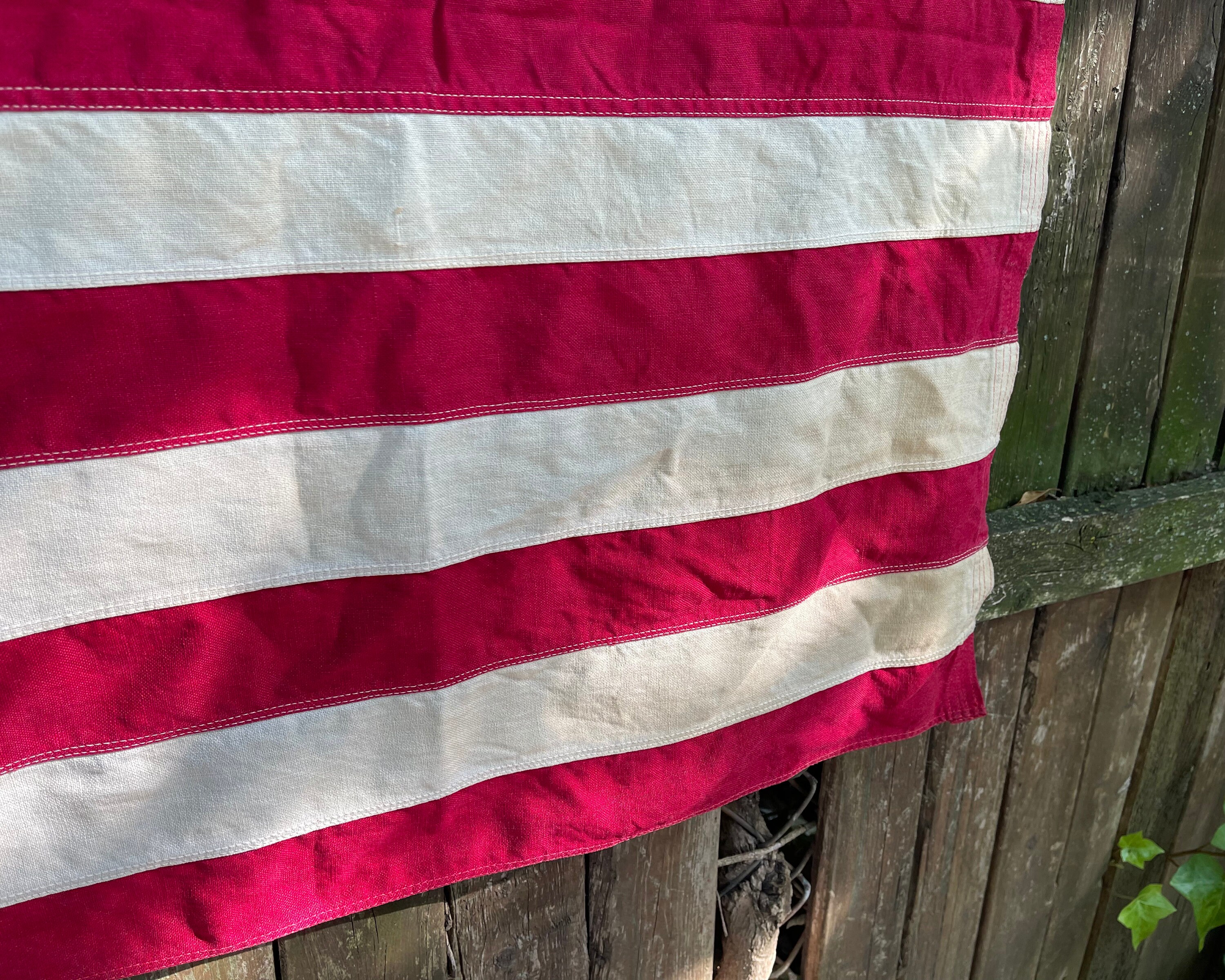 Vintage 50 Star American Flag 5' x 32 Rustic Americana | Etsy