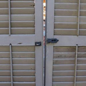 Large Pair of Vintage Shutters, 67'' Long X 17'' Wide, Reclaimed Barn Wood Door, Louvered ...