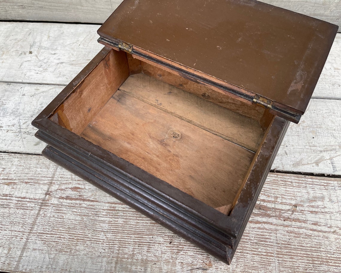 Antique Writing Desk Travel Lap Desk Ink Well Storage - Etsy