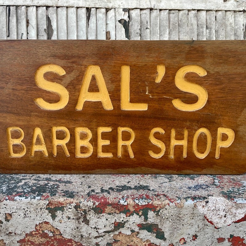 Barber Shop Sign - Etsy