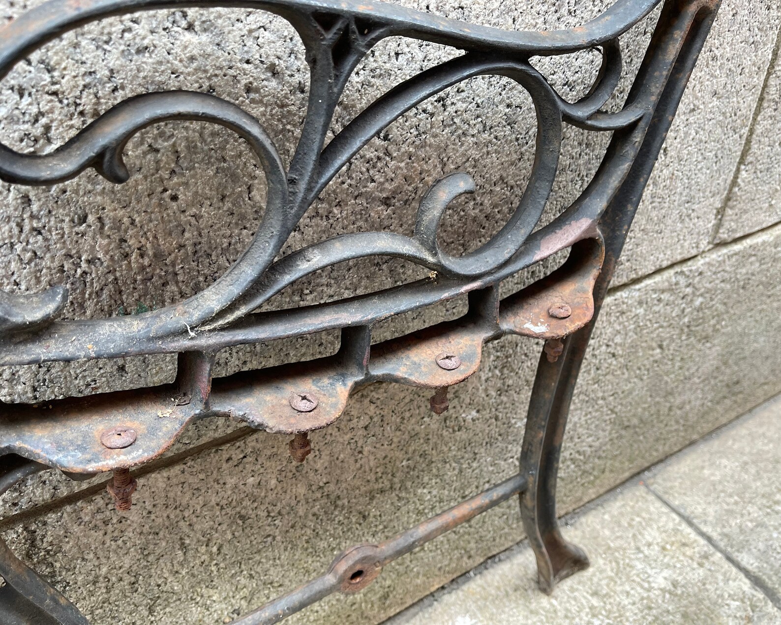 Cast Iron Legs Vintage Bench Legs Outdoor Decorations | Etsy