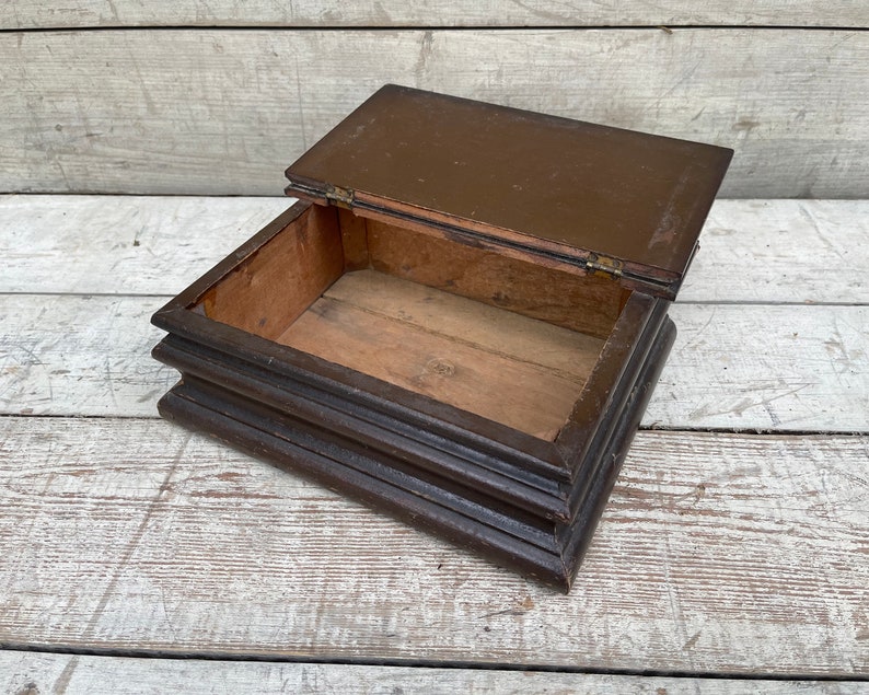Antique Writing Desk Travel Lap Desk Ink Well Storage - Etsy