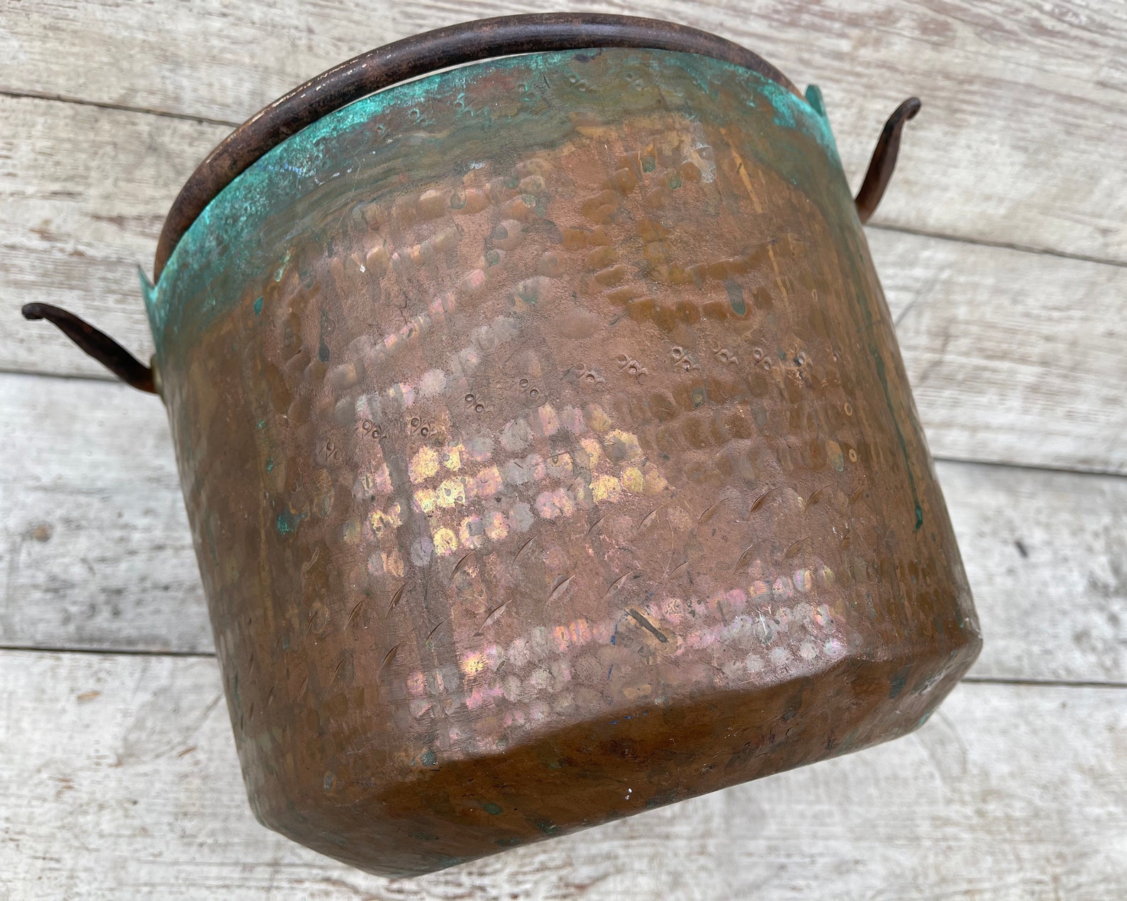 Antique Copper Pot Vintage Wash Pot Basin Farmhouse Antiques - Etsy