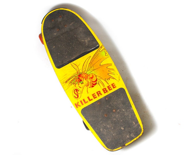 Vintage Skateboard Killer Bee Bees Oldschool Old School Sport Fun Deck ...