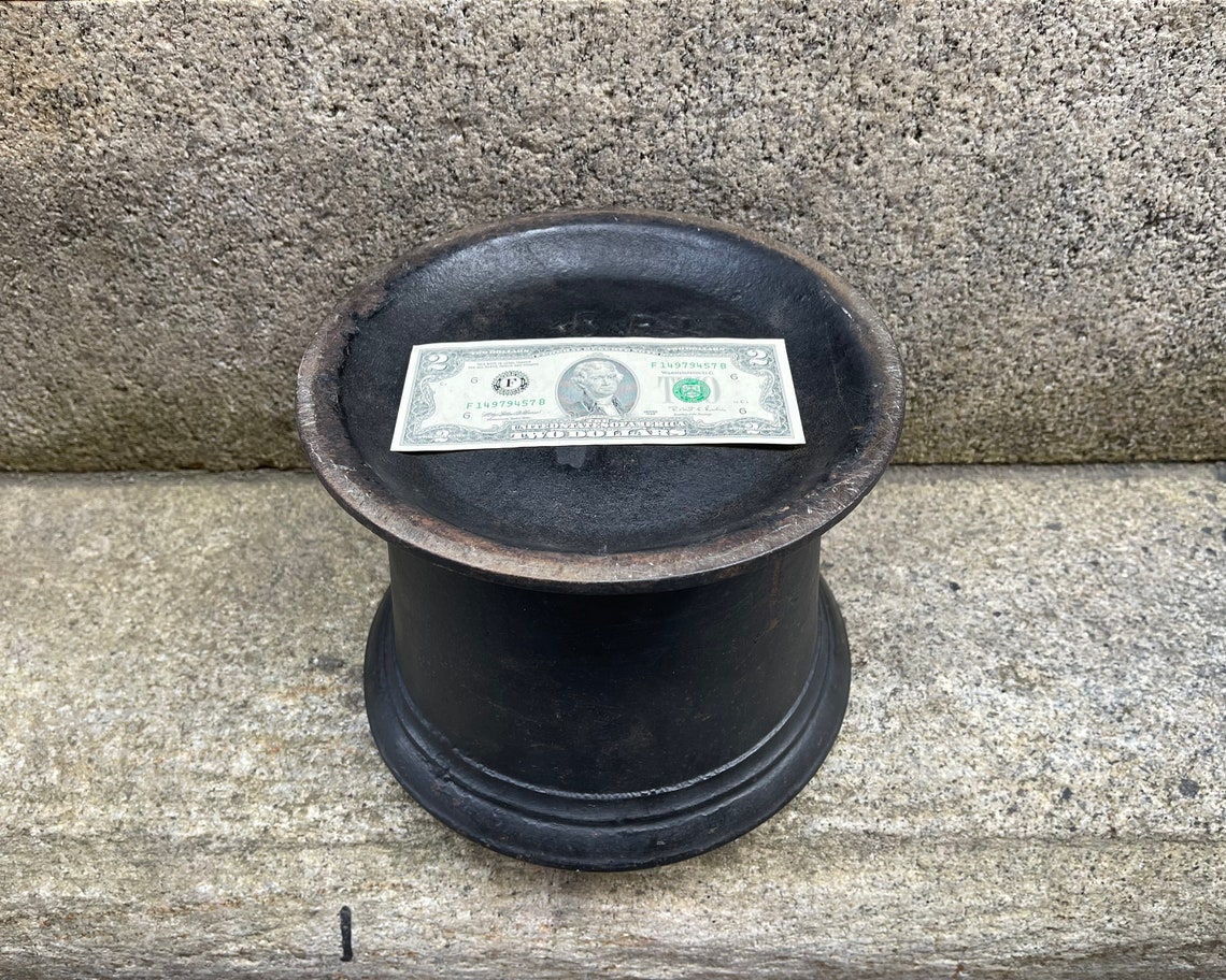 EXTRA LARGE Antique Cast Iron Mortar and Pestle 30 LBS - Etsy