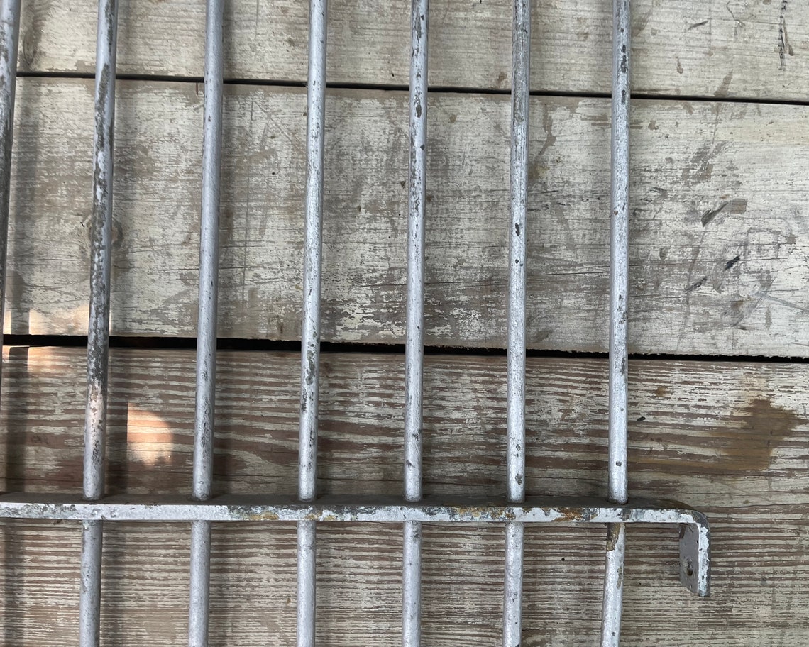 Vintage Bank Teller Gate Window Antique Metal Bars Cover - Etsy