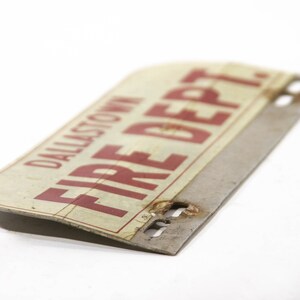 Dallastown Fire Department License Plate Topper York County ...