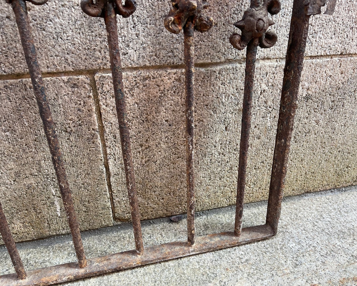 Antique Victorian Iron Entrance Gate 1800s Architectural - Etsy