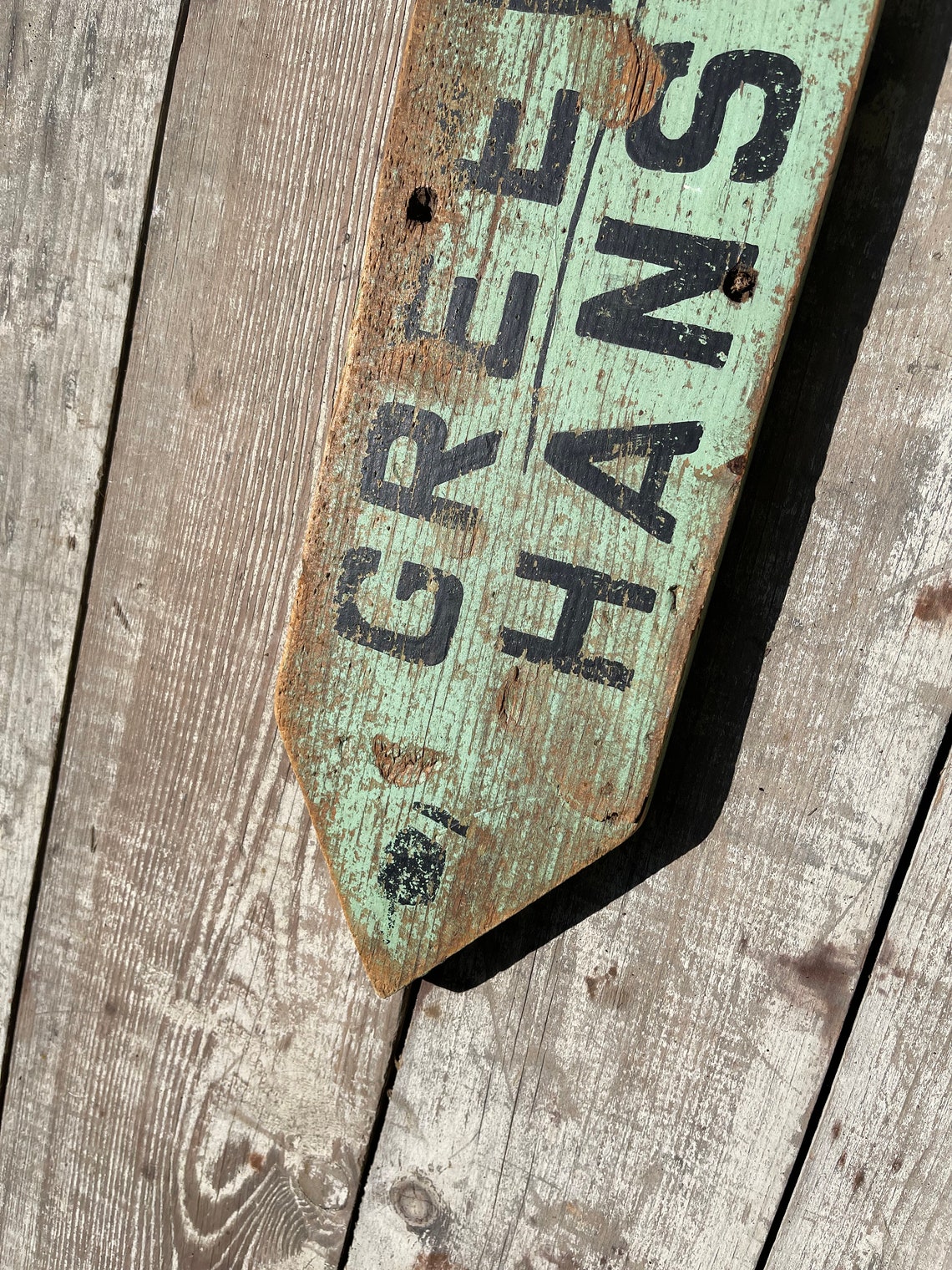 Antique Wooden Sign Vintage Cottage Sign NICE OLD PAINT - Etsy