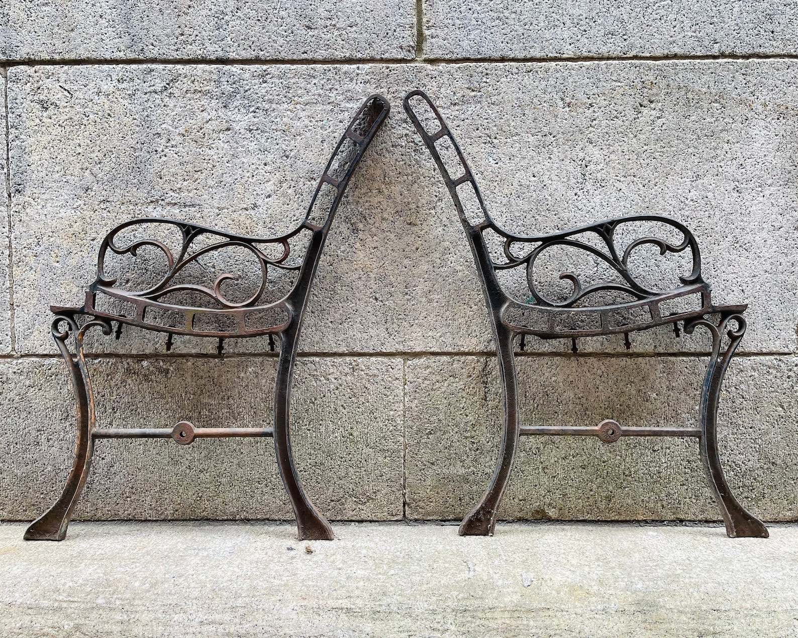 Cast Iron Legs Vintage Bench Legs Outdoor Decorations | Etsy