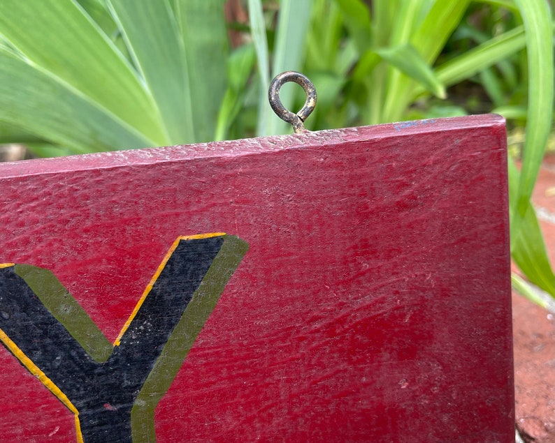 Antique Wooden Taffy Sign PRIMITIVE Painted Wood General Store - Etsy