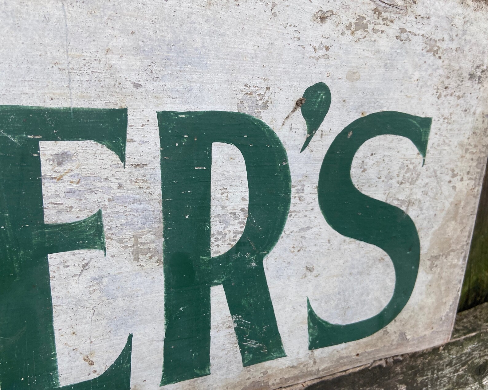 Antique Wooden Sign KISSINGER'S Orchard Lancaster | Etsy