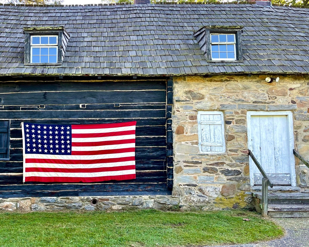 HUGE 1940s Vintage American Flag 48 Stars 9 1/2 Ft X 5 Americana Home ...