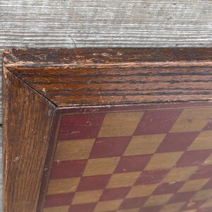 Antique Game Board, Checkerboard, Checker Board, Primitive Home Decor ...