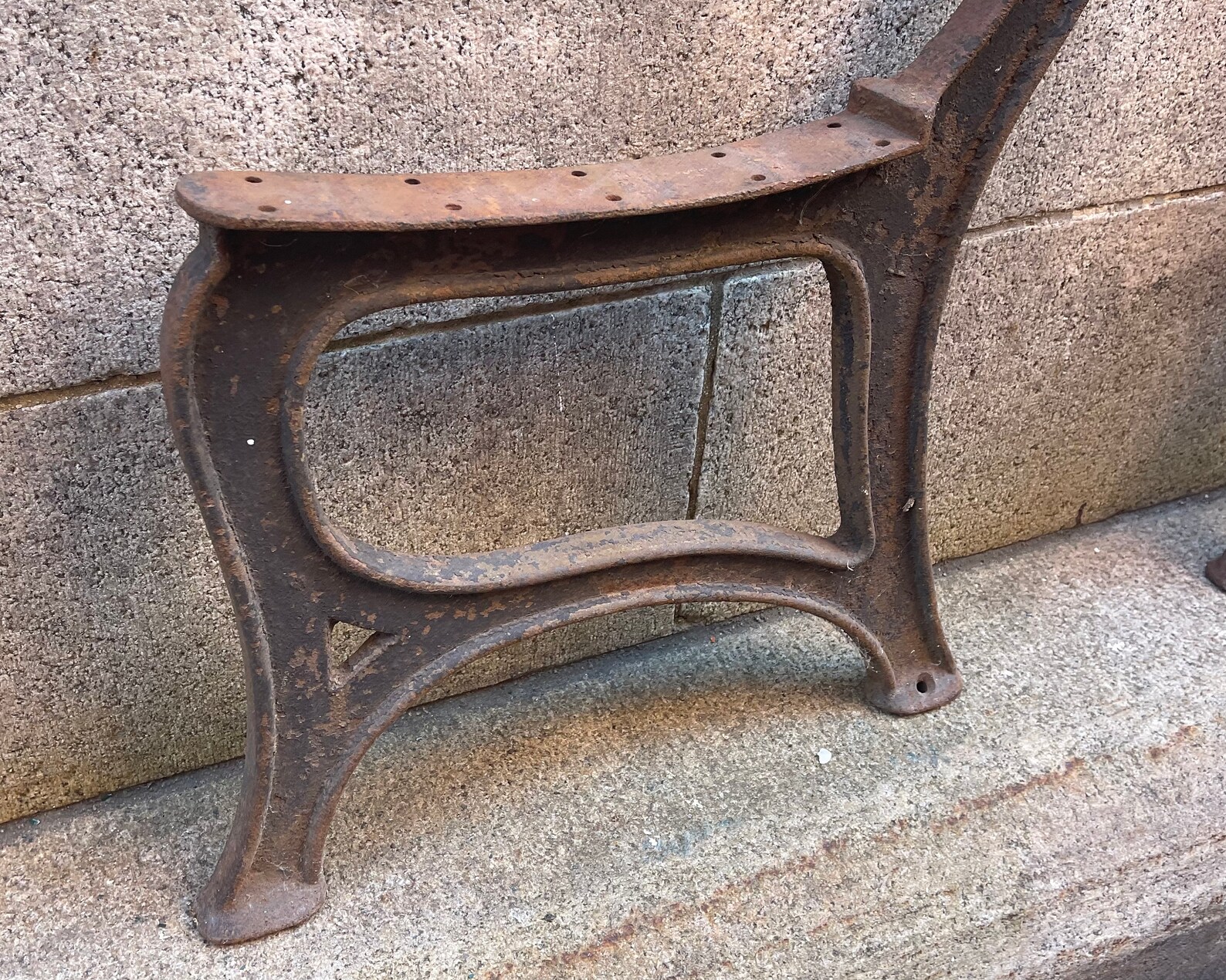 Antique Cast Iron Bench Legs Train Station Bench Ends Large - Etsy