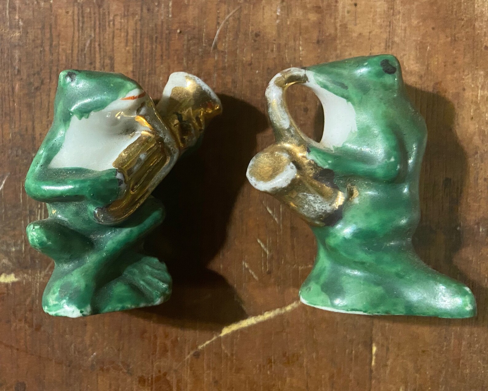 Vintage Minature Frogs Playing Musical Instruments Small - Etsy