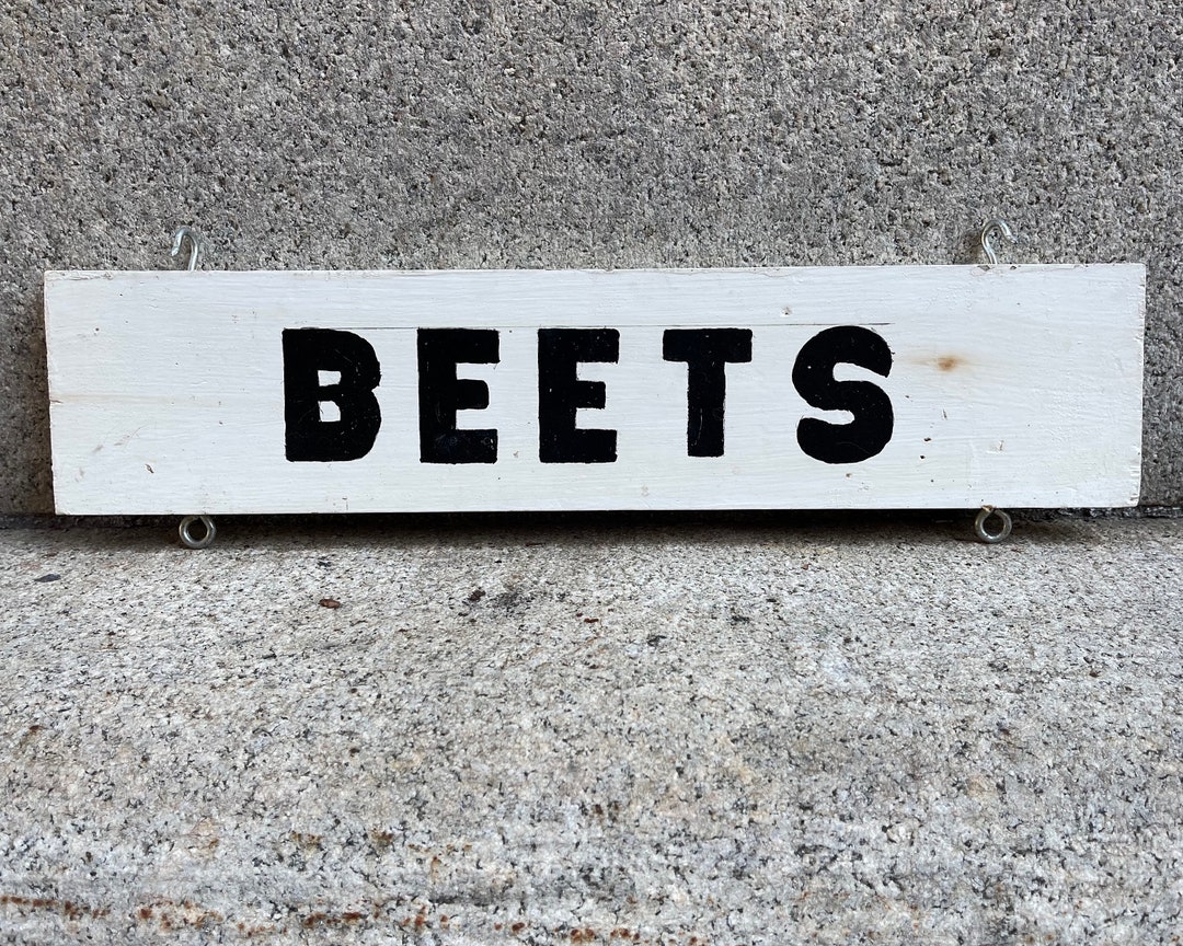Vintage Beets Sign Farm Sign Country Store General Store - Etsy