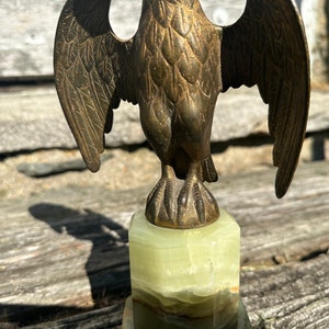 Antique Bronze Eagle Flag Pole Topper Finial, Civil War Eagle ...