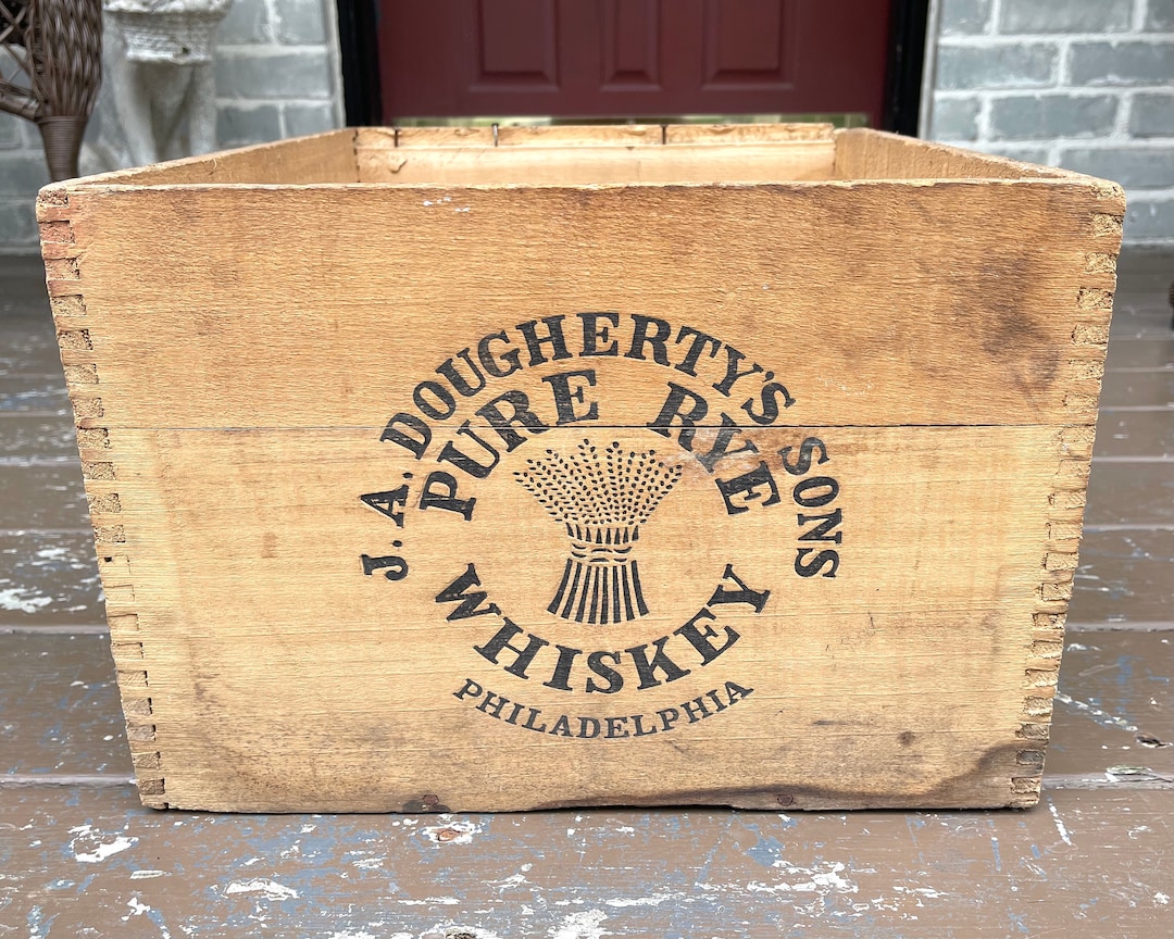 Rare Antique Prohibition Era Whiskey Crate: J.A Dougherty's Rye - Etsy