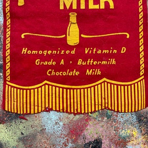 Purvin's Milk Felt Pennant: Wilkes Barre PA Dairy Advertising Sign - Etsy