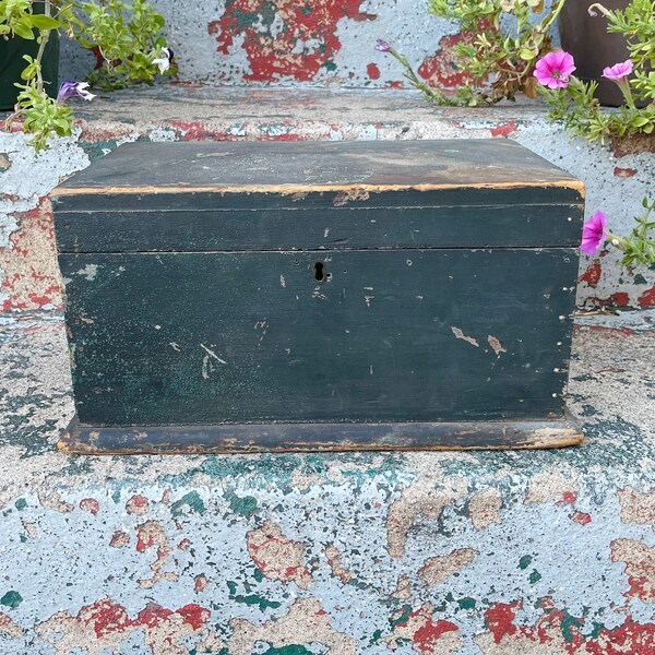 Antique Wood Box - Etsy