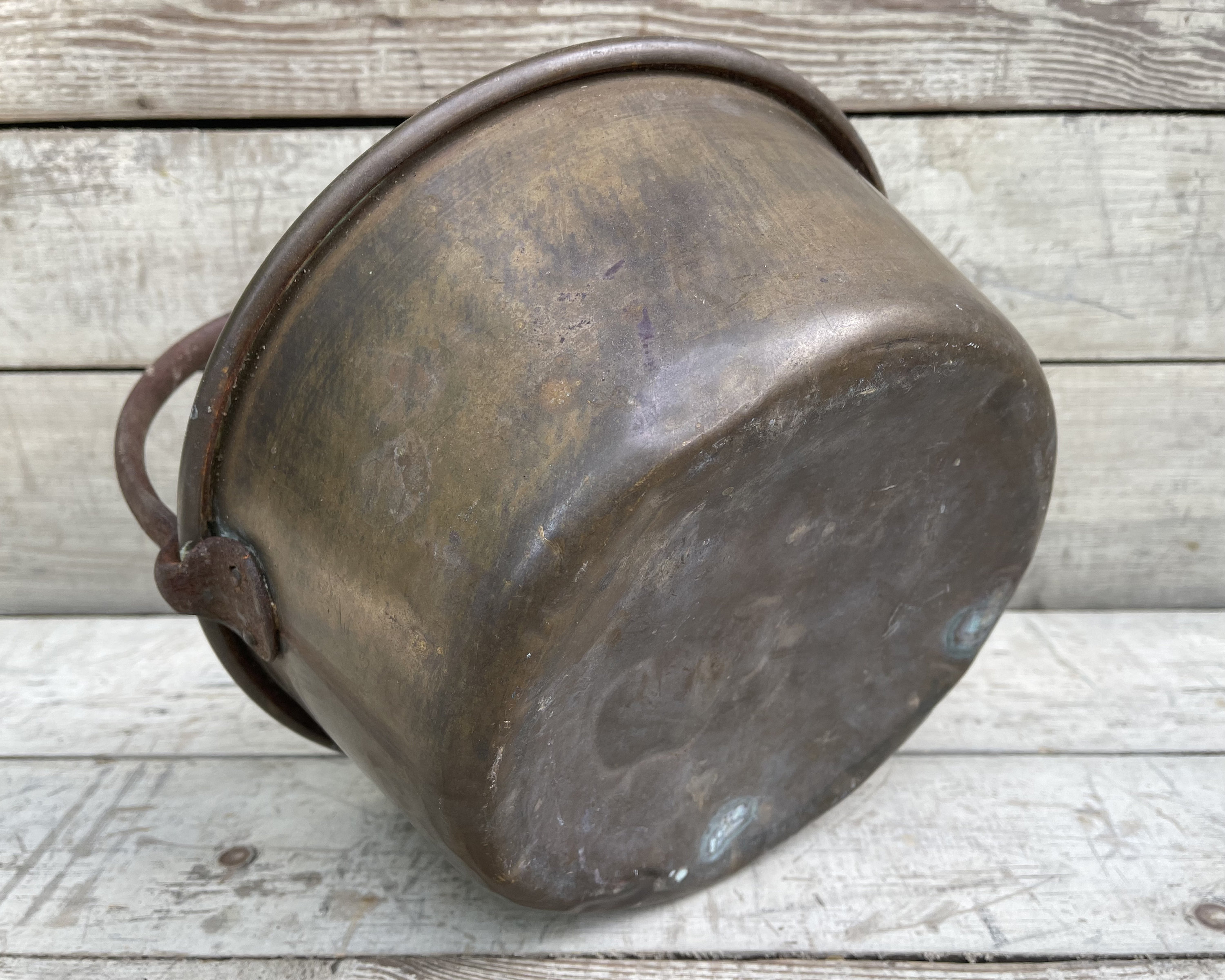 Antique Brass Pot Vintage Wash Pot Basin Farmhouse Antiques | Etsy