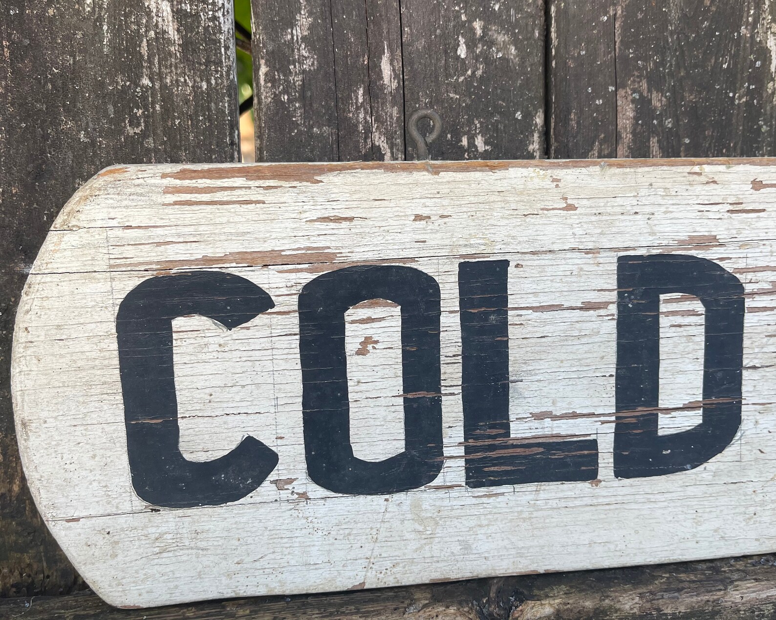 Cold Drinks Sign Antique Wooden Sign Bar Breweriana Home | Etsy