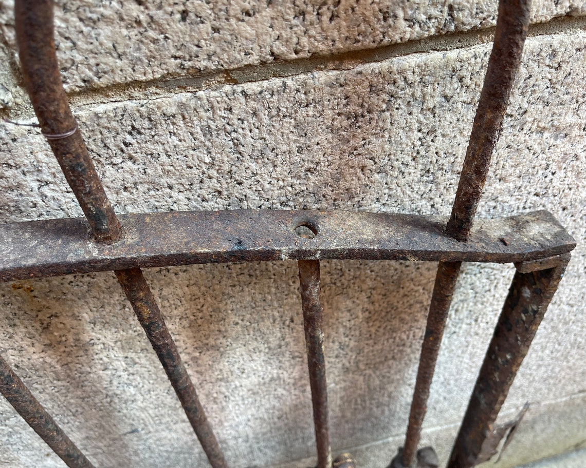 Antique Victorian Iron Entrance Gate 1800s Architectural - Etsy