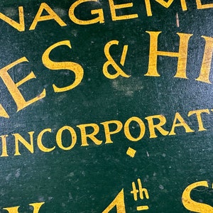 Antique Hand Painted Sign: HINES & HINES NYC, Primitive Decor - Etsy