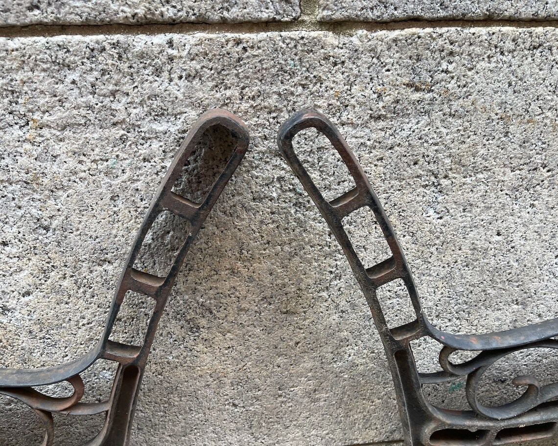 Cast Iron Legs Vintage Bench Legs Outdoor Decorations | Etsy