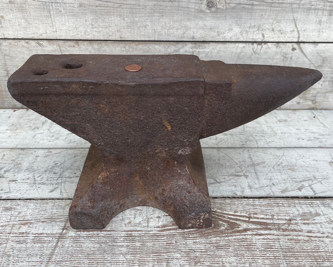 Antique Anvil 50 Pound Anvil Blacksmith Tool Primitive | Etsy