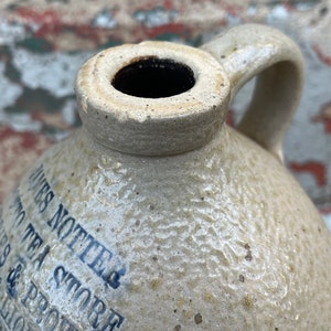James Notter Toronto Tea Store Stoneware Jug Groceries Provisions Wines ...