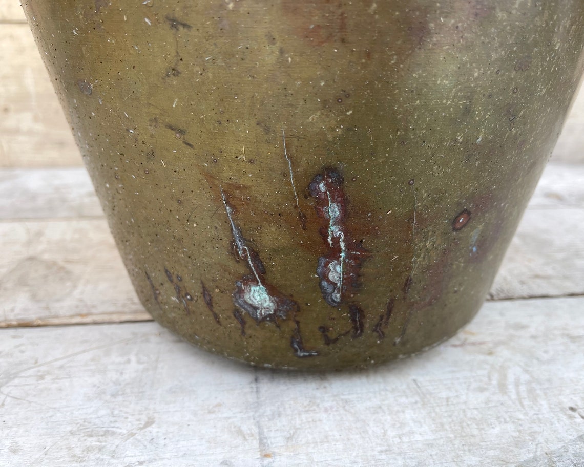 Antique Brass Pot Vintage Wash Tub Basin Farmhouse Antiques | Etsy