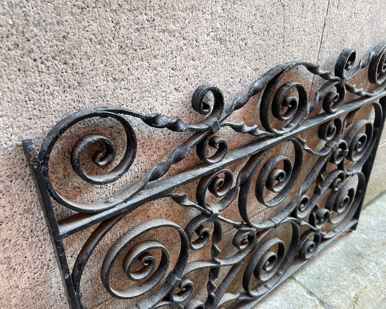 Antique Victorian Iron Gate: Garden Fence Architectural Salvage - Etsy