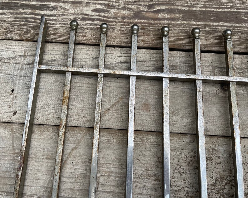 Vintage Bank Teller Gate Window Antique Metal Bars Cover - Etsy