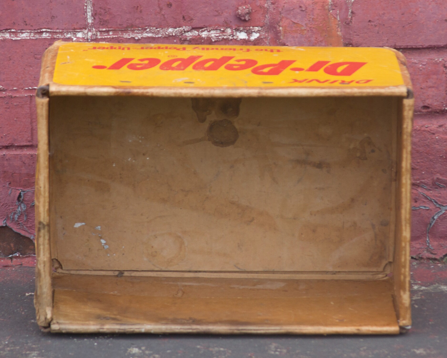 Vintage Dr Pepper Crate the Friendly Pepper Upper Box New York | Etsy