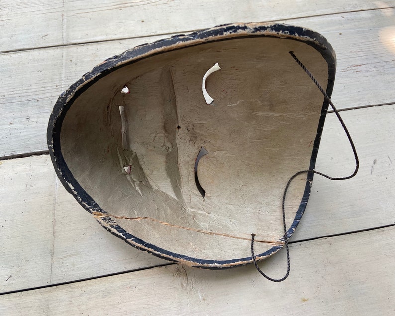 Vintage Devil Mask Antique Costume Carved Mask Wooden Mask | Etsy