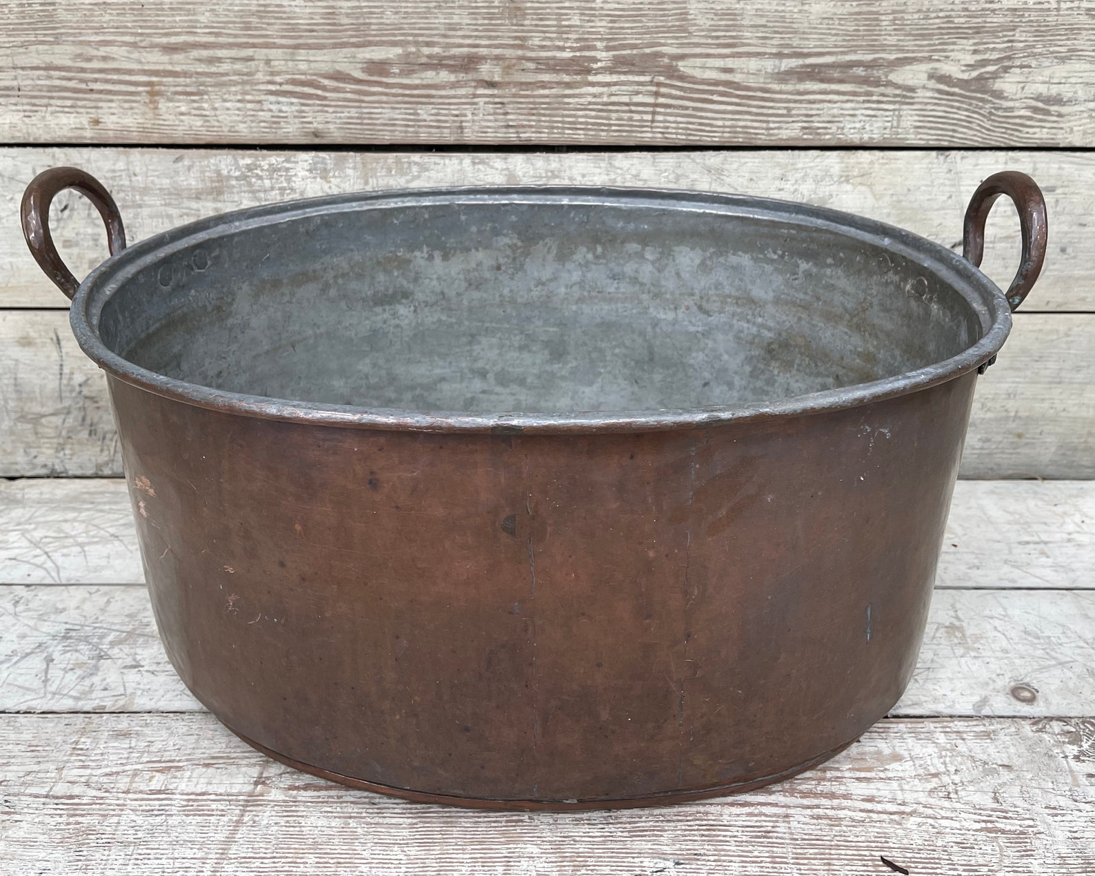Antique Copper Boiler Vintage Metal Wash Pot Wash Tub - Etsy