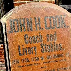 Antique Horse Livery Stable Sign: 1880s Advertising Thermometer - Etsy