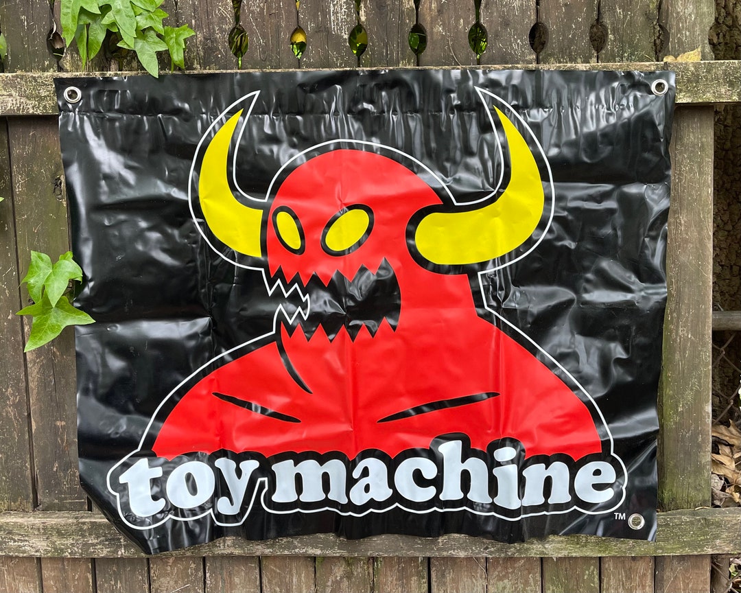 Devil Banner, Vintage Skateboard Flag, TOY MACHINE SKATEBOARDS Wall ...