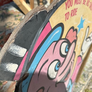 Vintage Amusement Park Height Sign 48'', Circus Ring Master Must Be ...