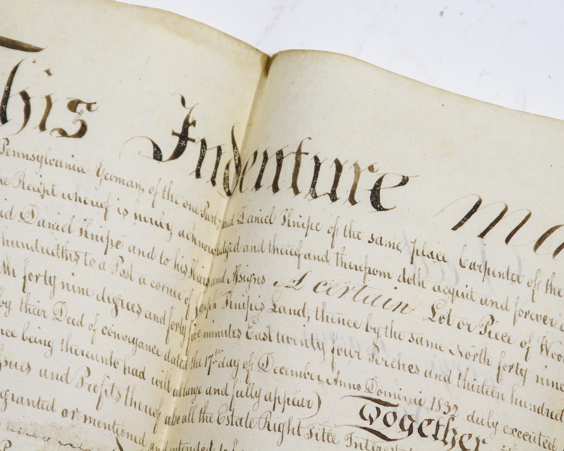 Antique Document 1800s Land Deed Farmhouse Barn Deed Old - Etsy UK