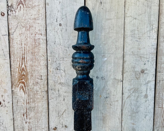 Antique Cast Iron Post Fence Gate Post Victorian, 52% OFF