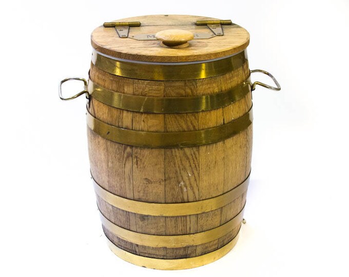 Vintage Wooden Barrel Cooler MICHELOB BEER COOLER Bar Room Display ...